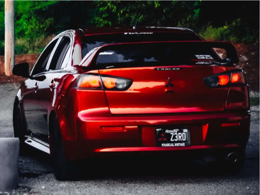 2017 Mitsubishi Lancer with 18x8 38 Drag Concepts R31 and 225/40R18 ...