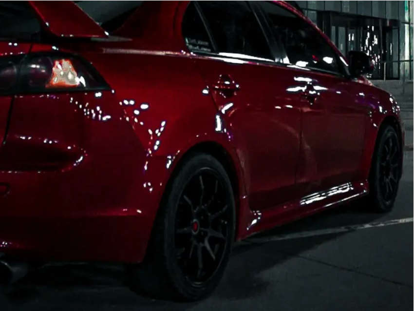 2017 Mitsubishi Lancer with 18x8 38 Drag Concepts R31 and 225/40R18 ...