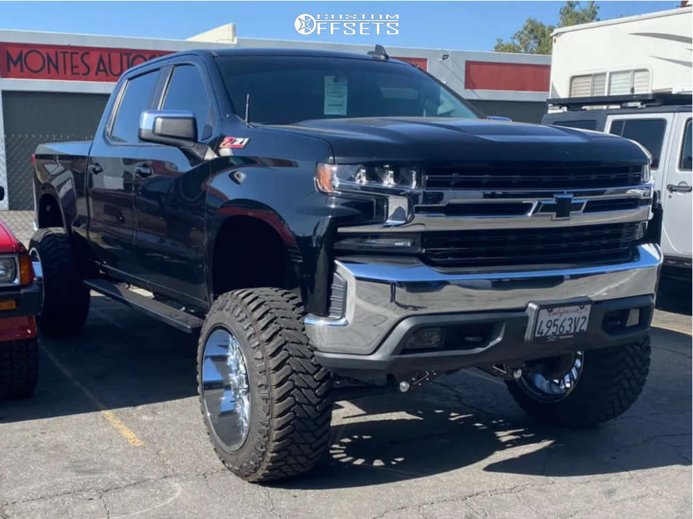 2020 Chevrolet Silverado 1500 with 22x14 -76 Hostile Fury and 37/13 ...