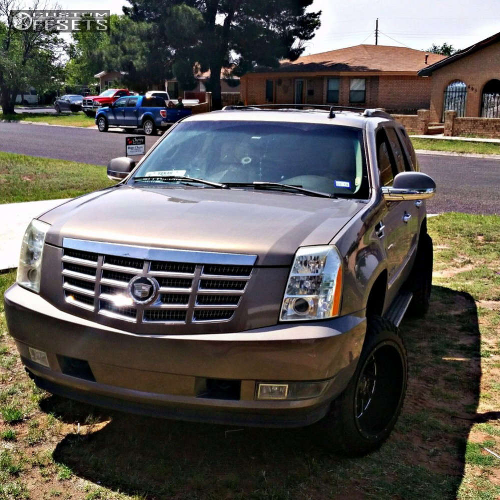 2010 Cadillac Escalade with 20x12 -44 Onyx P92 and 285/50R20 Atturo ...