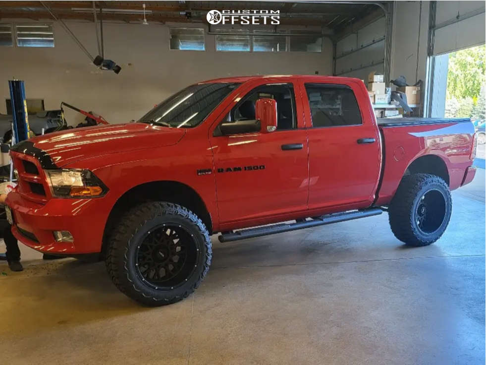 2012 Ram 1500 with 22x12 -51 Vision Rocker and 37/13.5R22 Americus ...