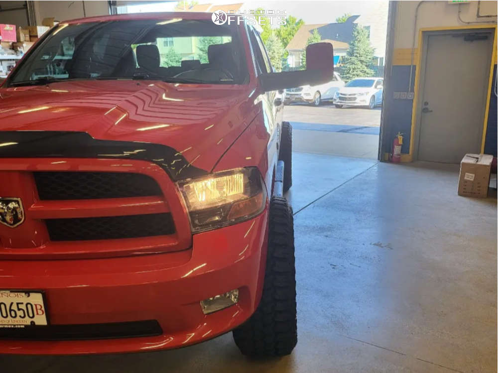 2012 Ram 1500 with 22x12 -51 Vision Rocker and 37/13.5R22 Americus ...