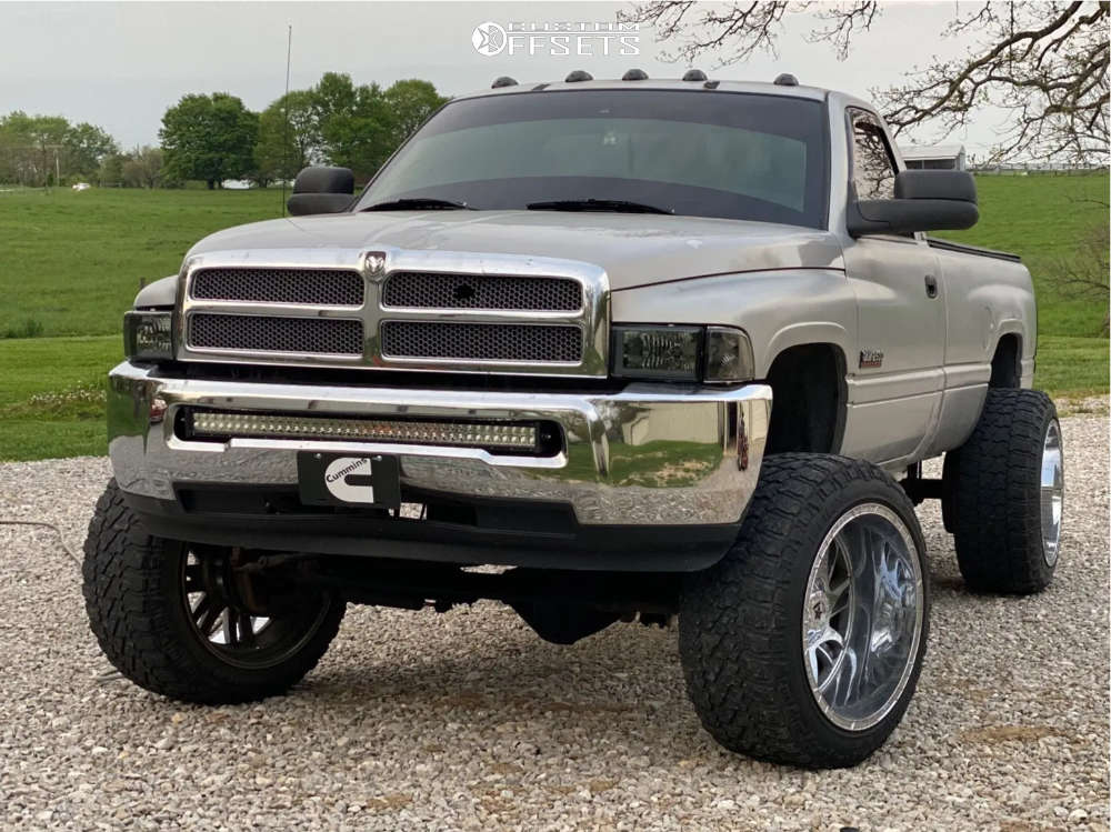 1999 Dodge Ram 2500 with 24x14 -76 RBP 69r and 365/45R24 Fury Offroad ...