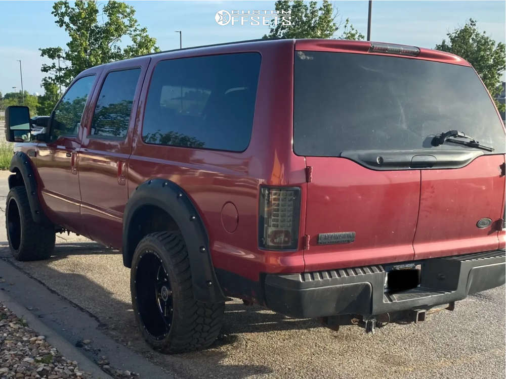 2002 Ford Excursion with 22x12 -44 Hardcore Offroad Hc12 and 33/12.5R22 ...