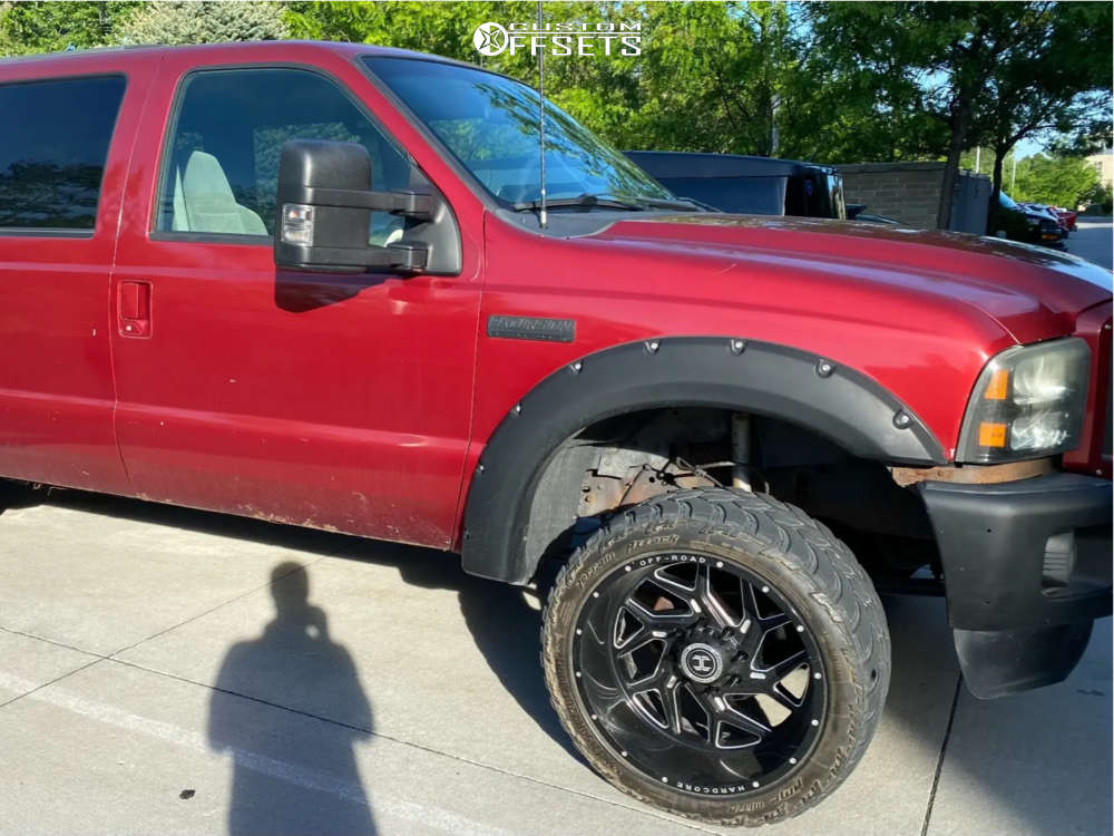 2002 Ford Excursion with 22x12 -44 Hardcore Offroad Hc12 and 33/12.5R22 ...
