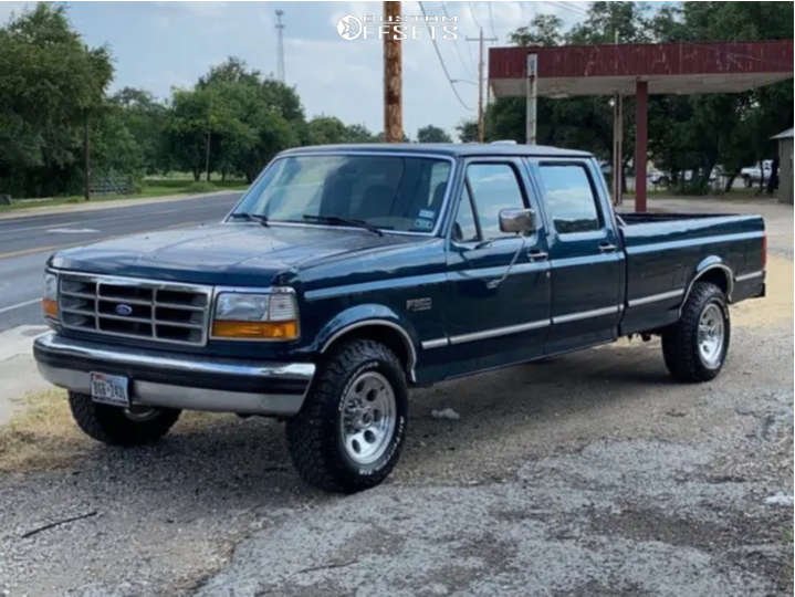 1995 Ford F-350 with 17x9 -12 American Racing Baja and 245/70R17 ...