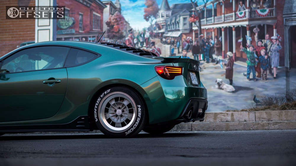 2013 Subaru BRZ with 17x9 42 Rota Retro2 and 245/40R17 Hankook V12 and ...