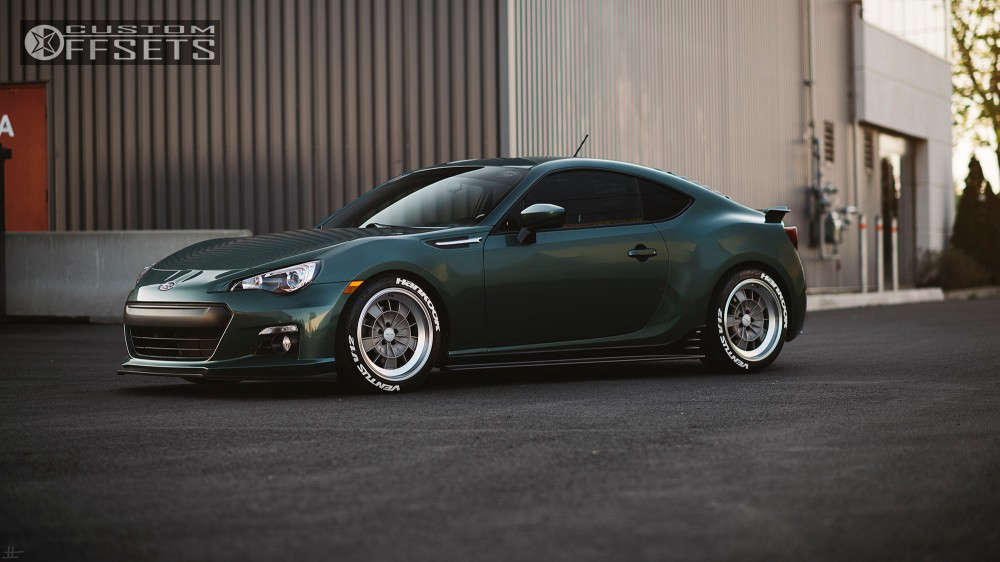 2013 Subaru BRZ with 17x9 42 Rota Retro2 and 245/40R17 Hankook V12 and ...