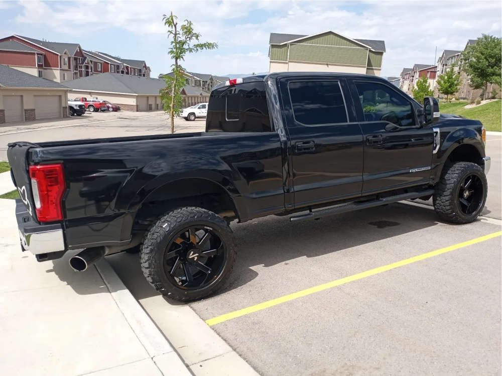 2017 Ford F-350 Super Duty with 22x12 -51 ARKON OFF-ROAD Lincoln and 35 ...