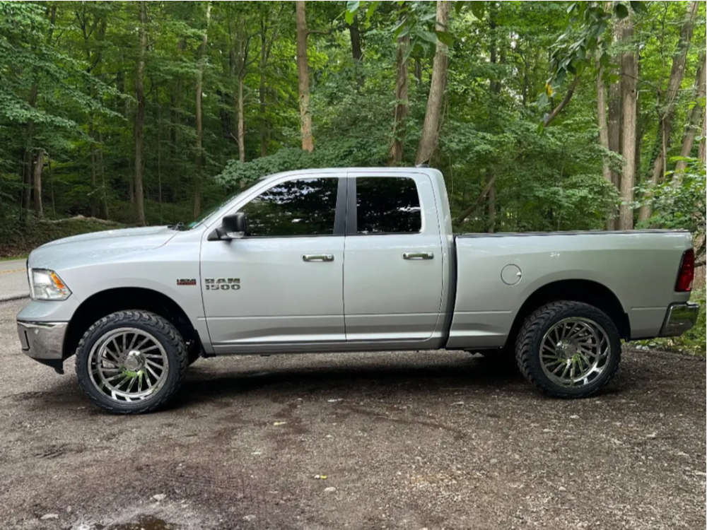 2017 Ram 1500 with 22x12 -51 ARKON OFF-ROAD Caesar and 33/12.5R22 AMP ...