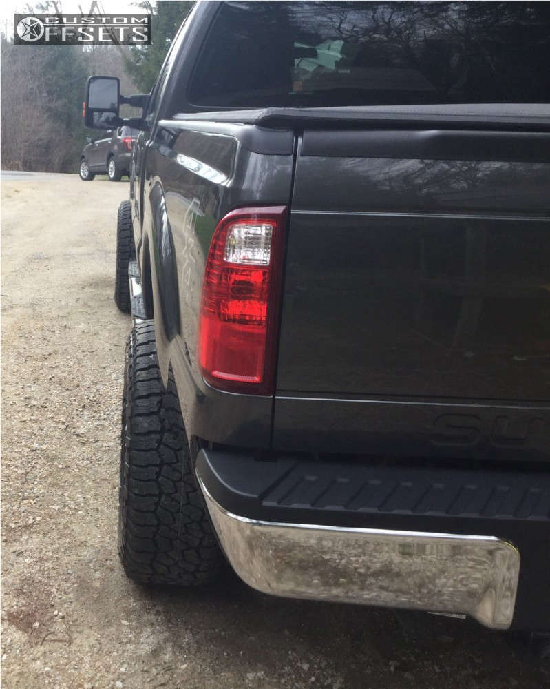 2015 Ford F-250 Super Duty with 18x9 -12 Raceline Defender and 325 ...