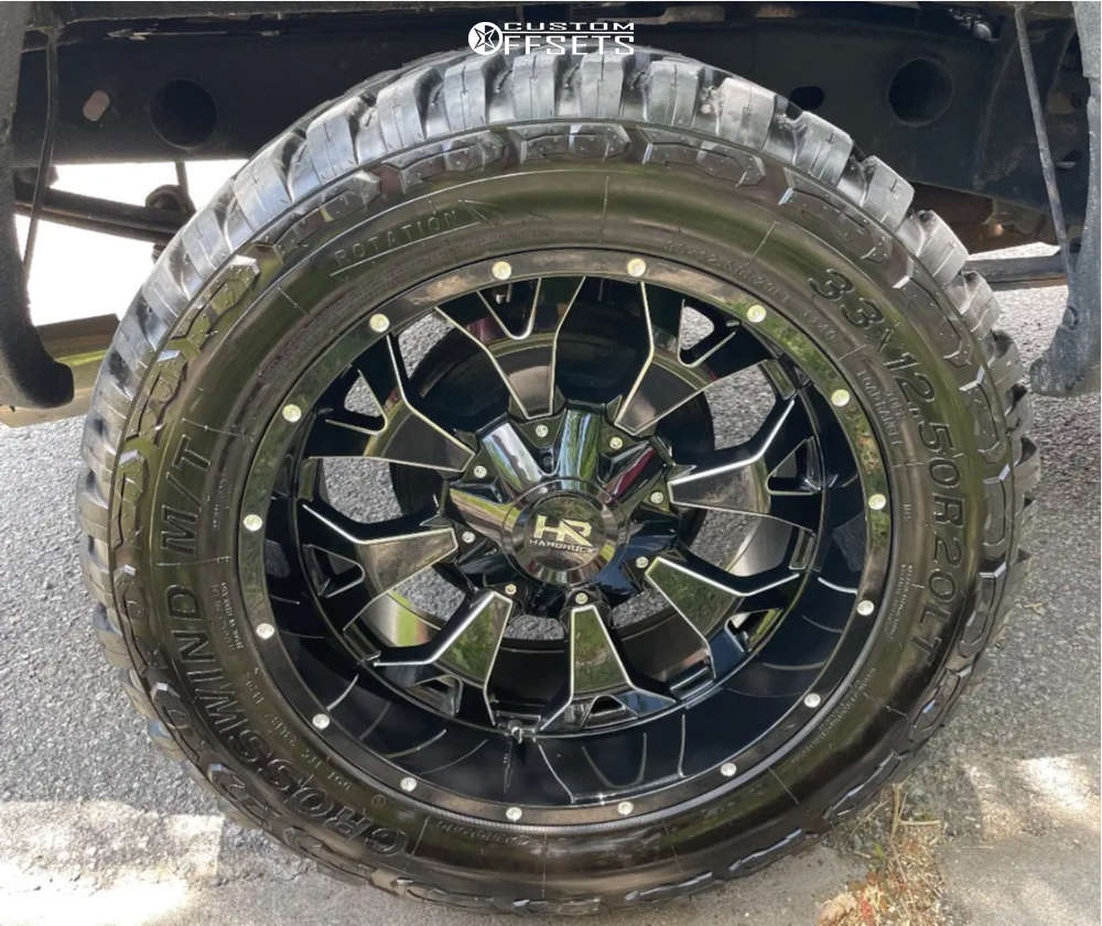 2006 Chevrolet Silverado 1500 with 20x10 -19 Hardrock Devastator and 33 ...