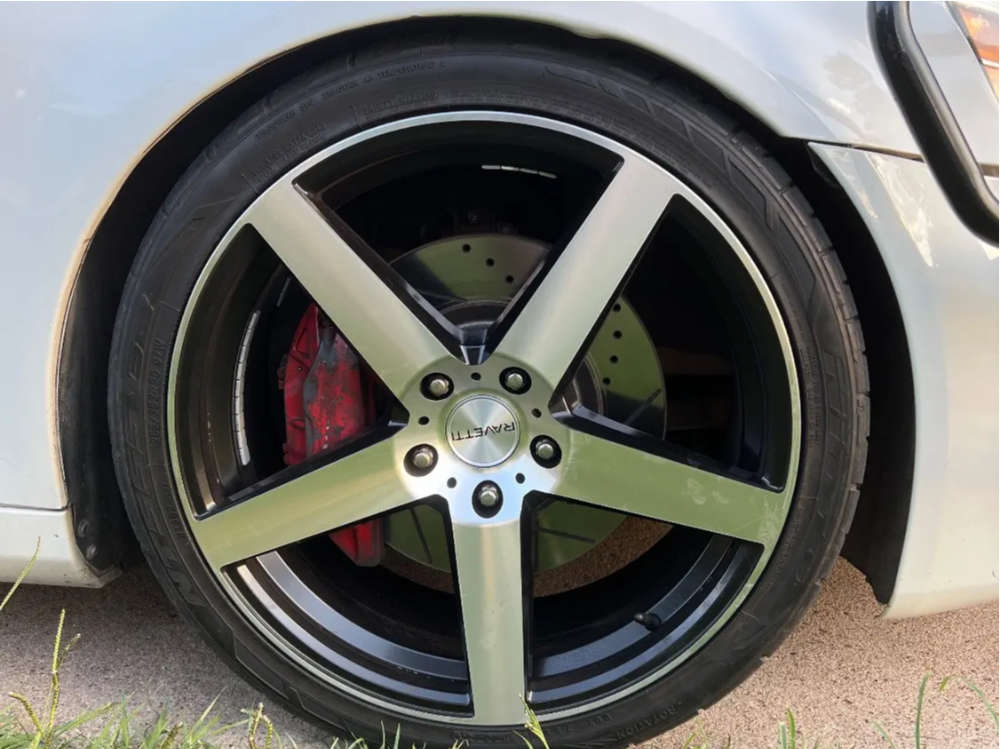 2014 Chevrolet Caprice with 20x8.5 38 Ravetti M13 and 255/35R20 Nitto ...