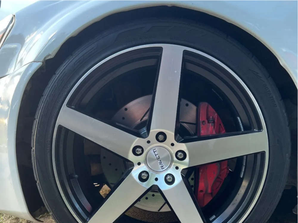 2014 Chevrolet Caprice with 20x8.5 38 Ravetti M13 and 255/35R20 Nitto ...