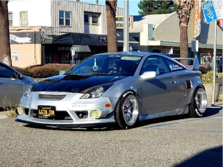 2000 Toyota Celica with 17x11.5 -5 SSR Ms1 and 245/40R17 Kumho Ecsta ...