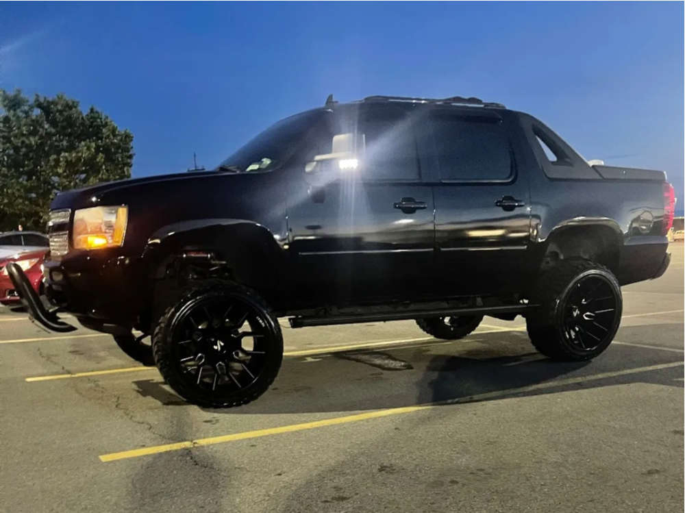2011 Chevrolet Avalanche with 24x14 -81 ARKON OFF-ROAD Roosevelt and 35 ...