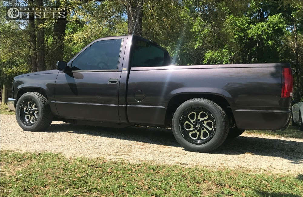 1995 Chevrolet K1500 with 17x9 1 Fuel Flow and 275/50R17 Nitto Nt450 ...