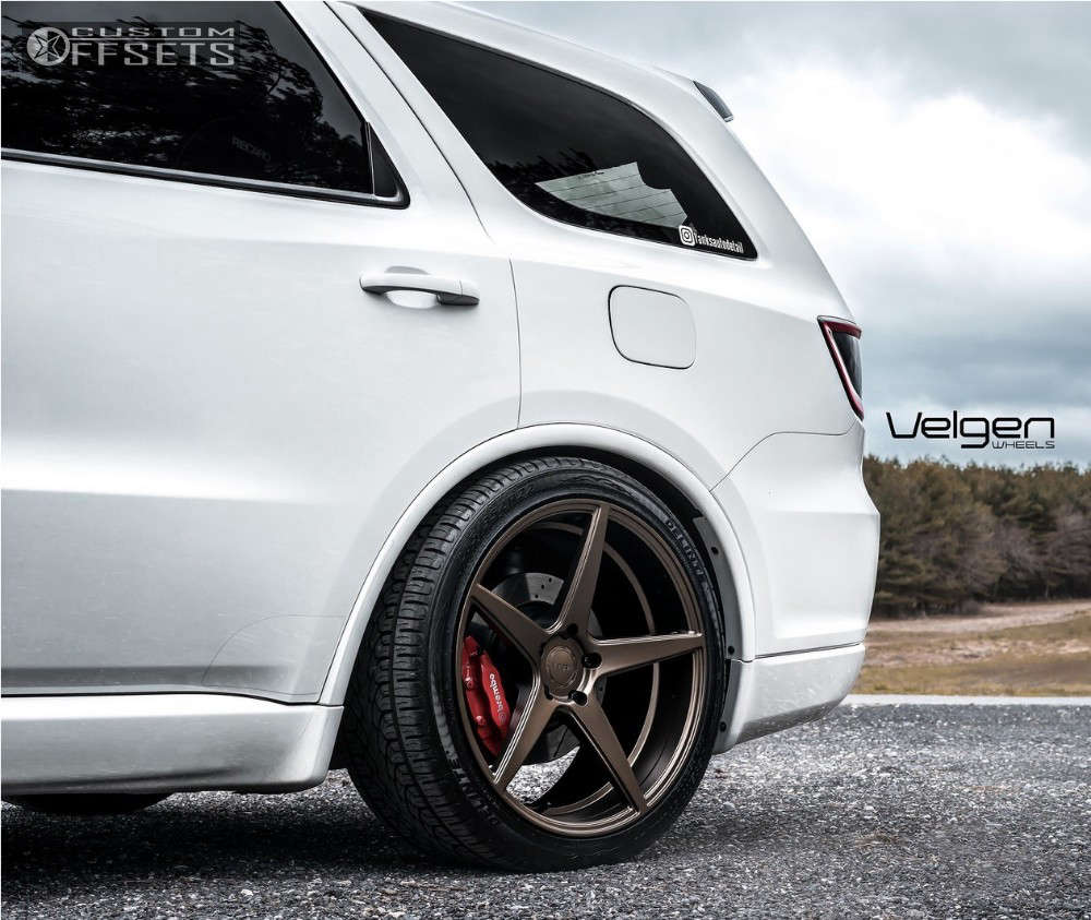 2016 Dodge Durango with 22x10.5 35 Velgen Classic5 and 285/35R22 ...
