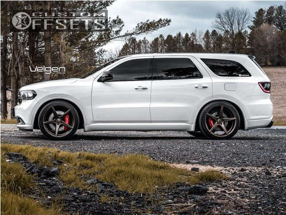 2016 Dodge Durango with 22x10.5 35 Velgen Classic5 and 285/35R22 ...