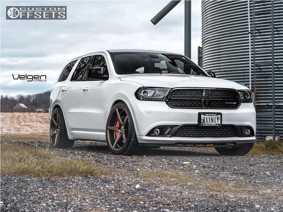 2016 Dodge Durango with 22x10.5 35 Velgen Classic5 and 285/35R22 ...