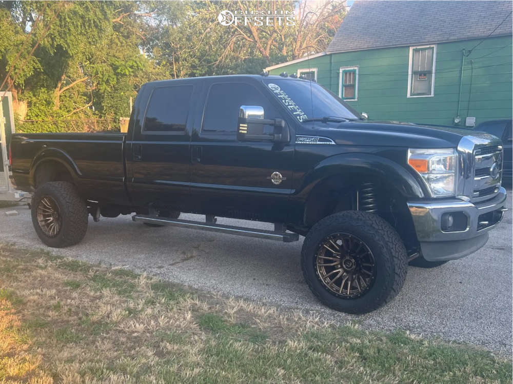 2013 Ford F-250 Super Duty with 22x12 -44 Fuel Rebel 8 and 37/13.5R22 ...