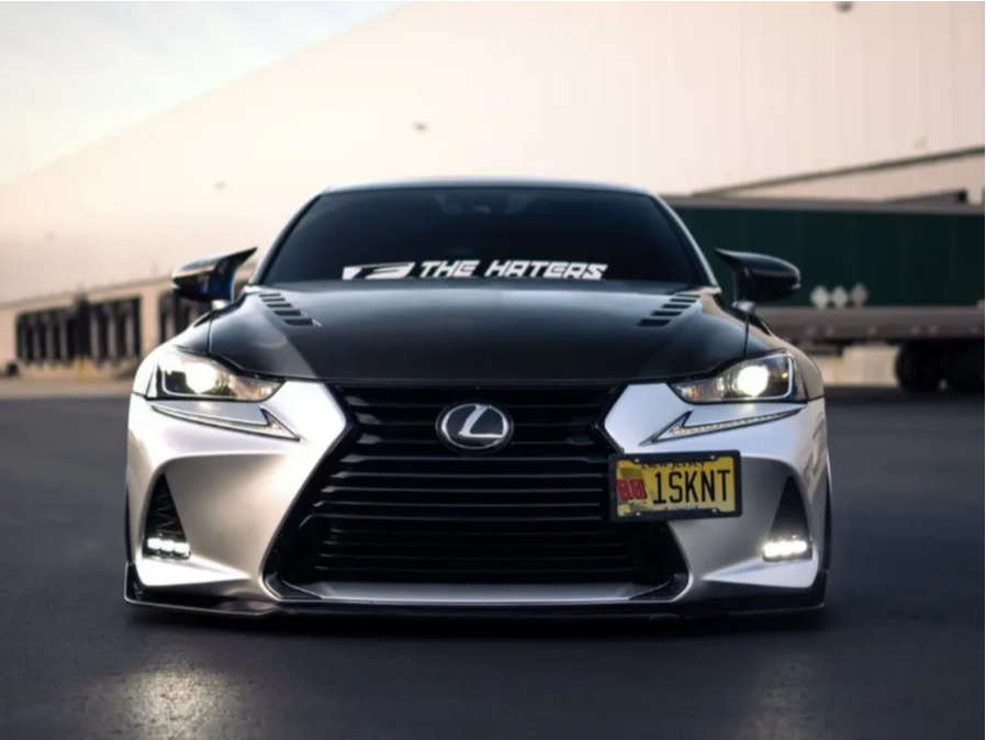 2019 Lexus IS300 with 19x9.5 22 Aodhan Ds07 and 225/35R19 Vercelli ...