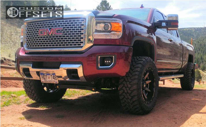 2016 GMC Sierra 2500 HD with 20x10 -19 Fuel Rampage and 35/12.5R20 Toyo ...