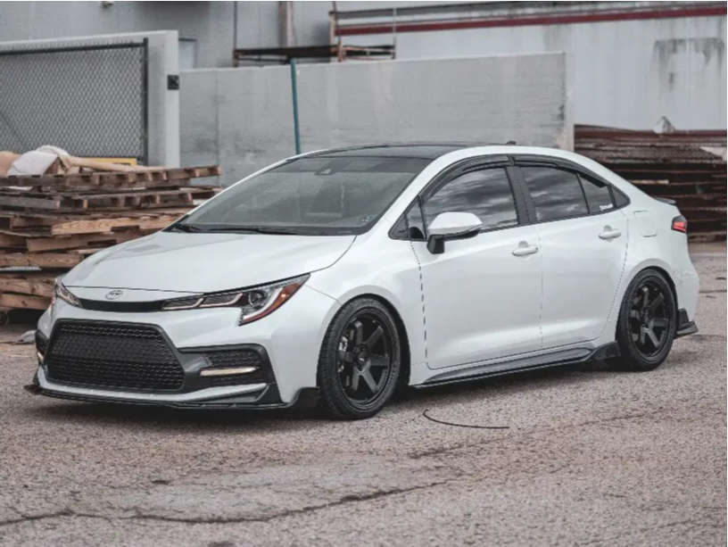 2022 Toyota Corolla with 18x8.5 35 AVID1 Av6 and 225/40R18 Vercelli ...