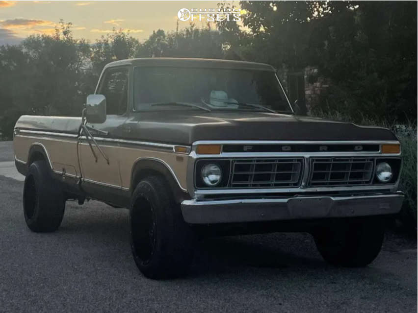 1977 Ford F-250 with 20x12 -44 Vors V819 and 275/60R20 Goodyear ...