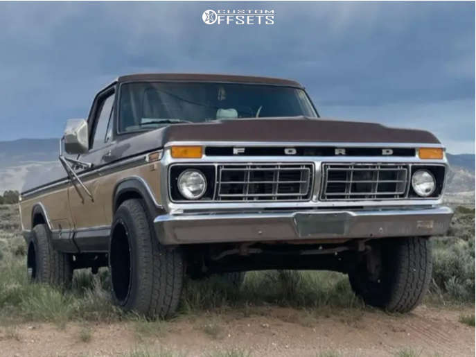 1977 Ford F-250 with 20x12 -44 Vors V819 and 275/60R20 Goodyear ...