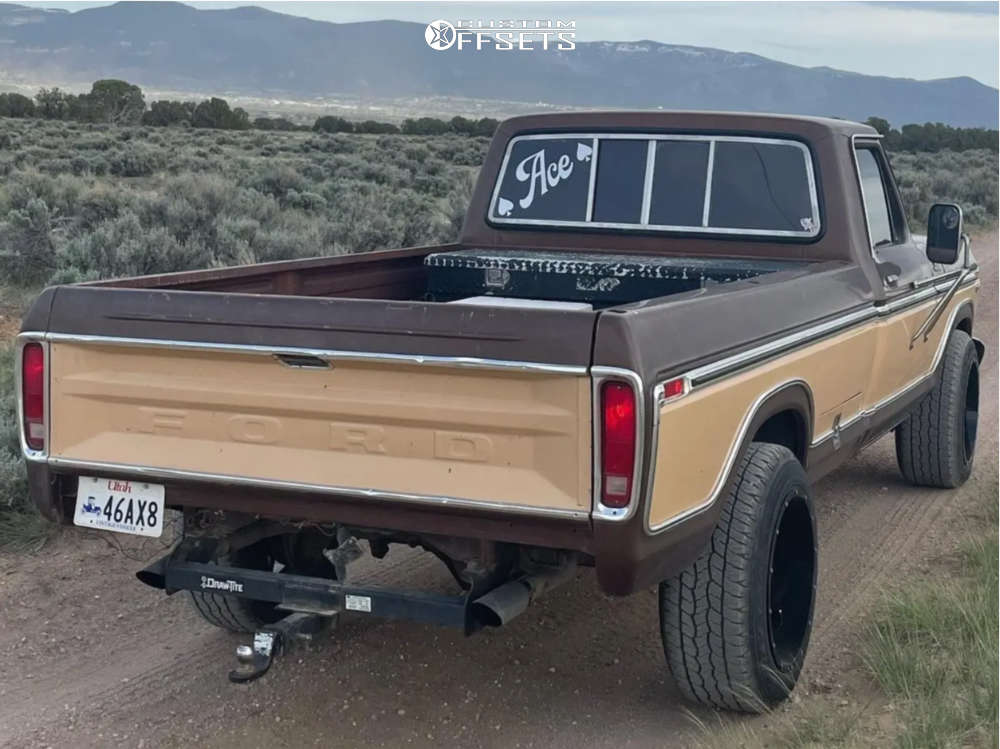 1977 Ford F-250 with 20x12 -44 Vors V819 and 275/60R20 Goodyear ...