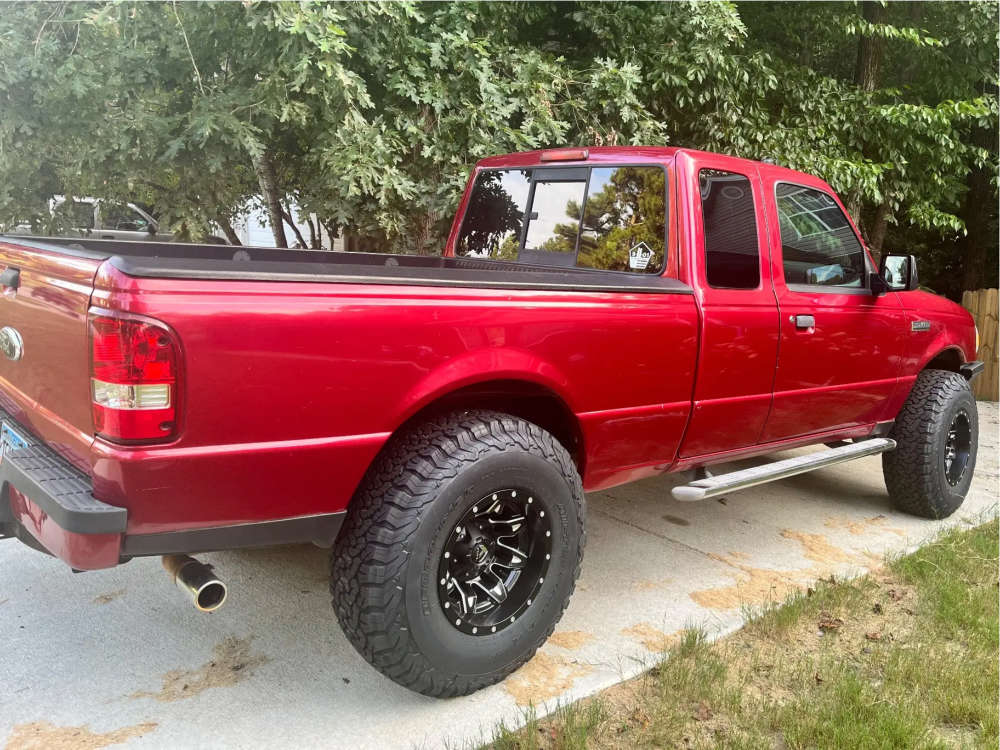 2007 Ford Ranger with 15x10 -43 Fuel Lethal and 33/12.5R15 BFGoodrich ...