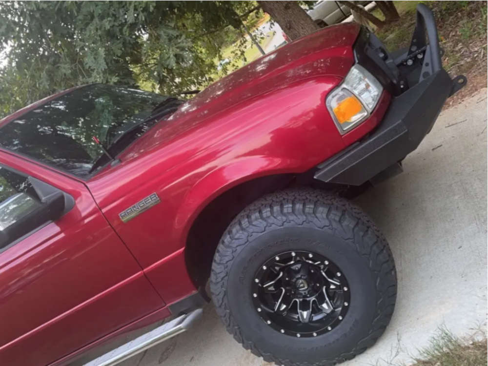 2007 Ford Ranger with 15x10 -43 Fuel Lethal and 33/12.5R15 BFGoodrich ...