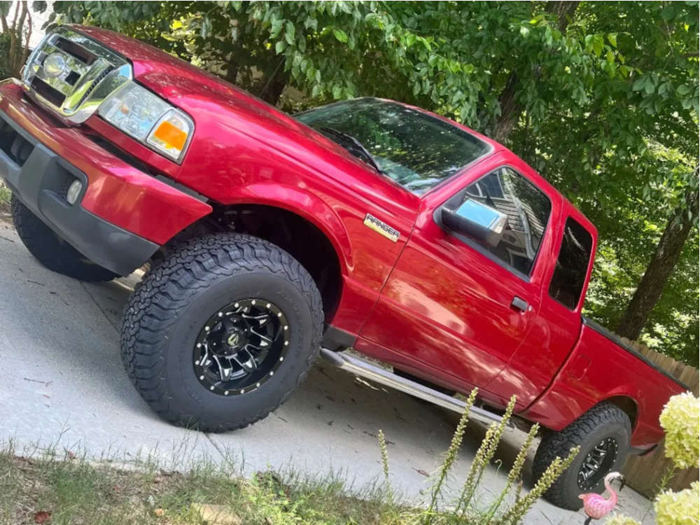 2007 Ford Ranger with 15x10 -43 Fuel Lethal and 33/12.5R15 BFGoodrich ...