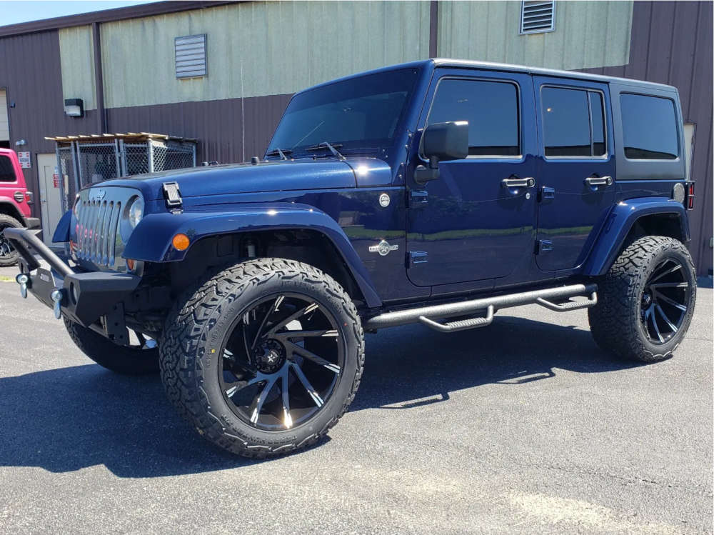 2013 Jeep Wrangler with 22x12 -44 RBP 77R and 35/13.5R22 Venom Power ...