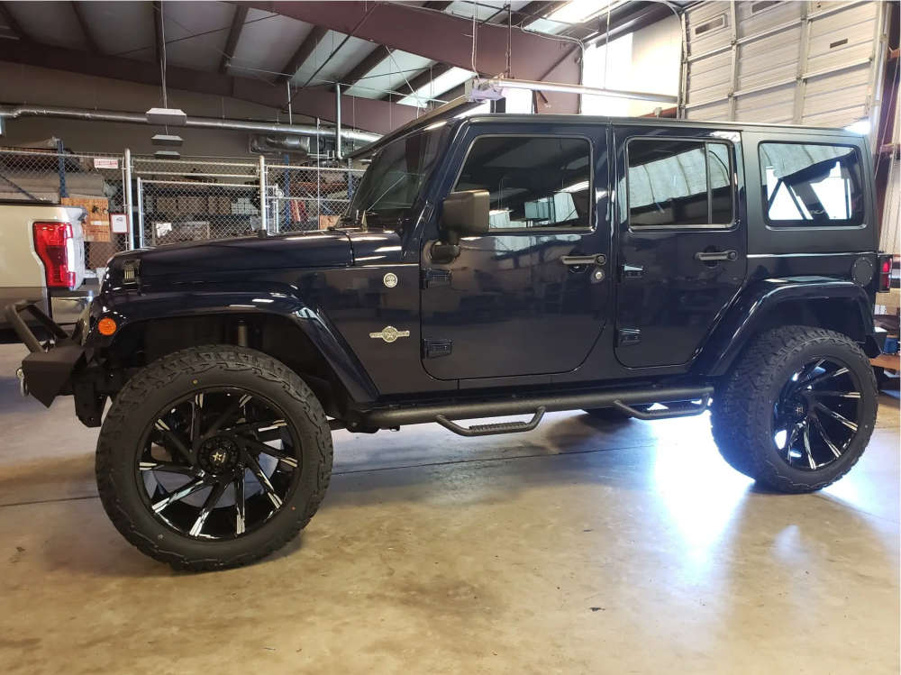2013 Jeep Wrangler with 22x12 -44 RBP 77R and 35/13.5R22 Venom Power ...