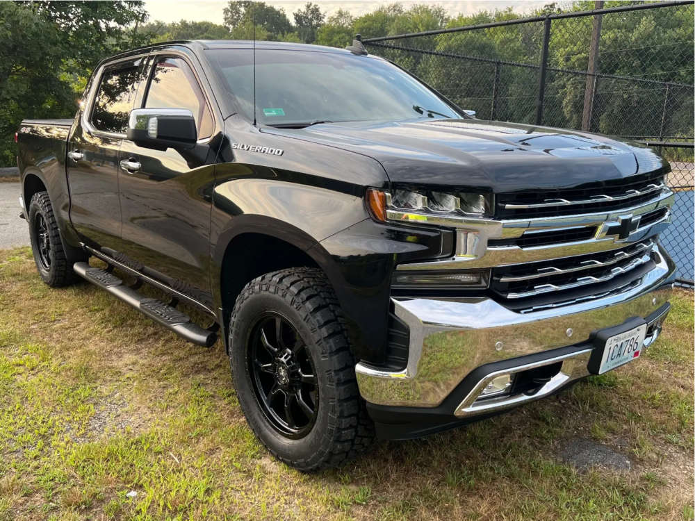 2019 Chevrolet Silverado 1500 with 20x9 18 Motiv Offroad Glock and 295 ...
