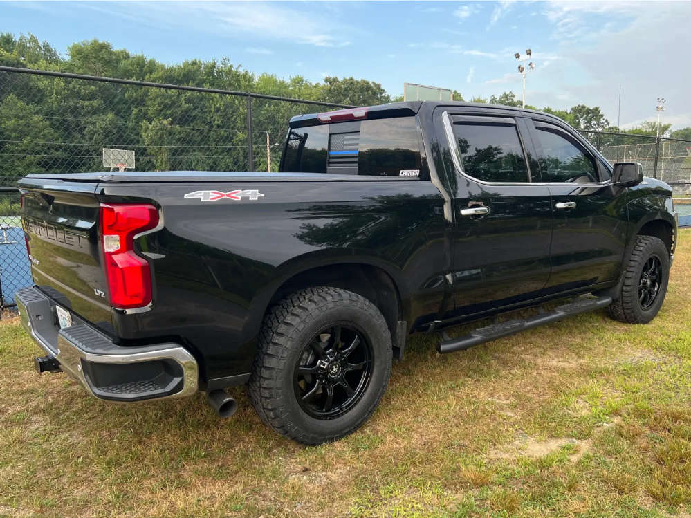 2019 Chevrolet Silverado 1500 with 20x9 18 Motiv Offroad Glock and 295 ...