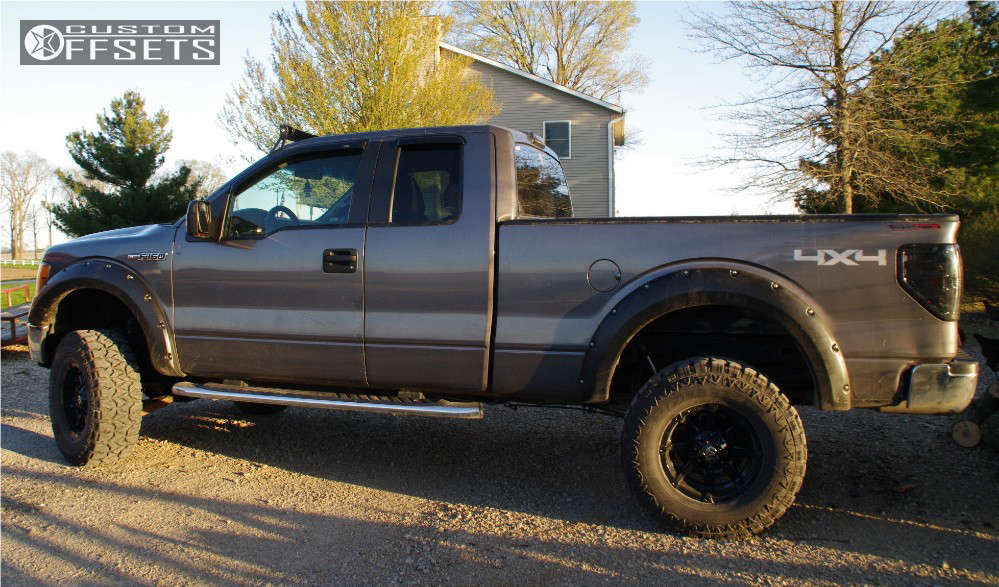 2010 Ford F-150 with 18x9 1 Fuel Coupler and 325/65R18 Fierce Attitude ...