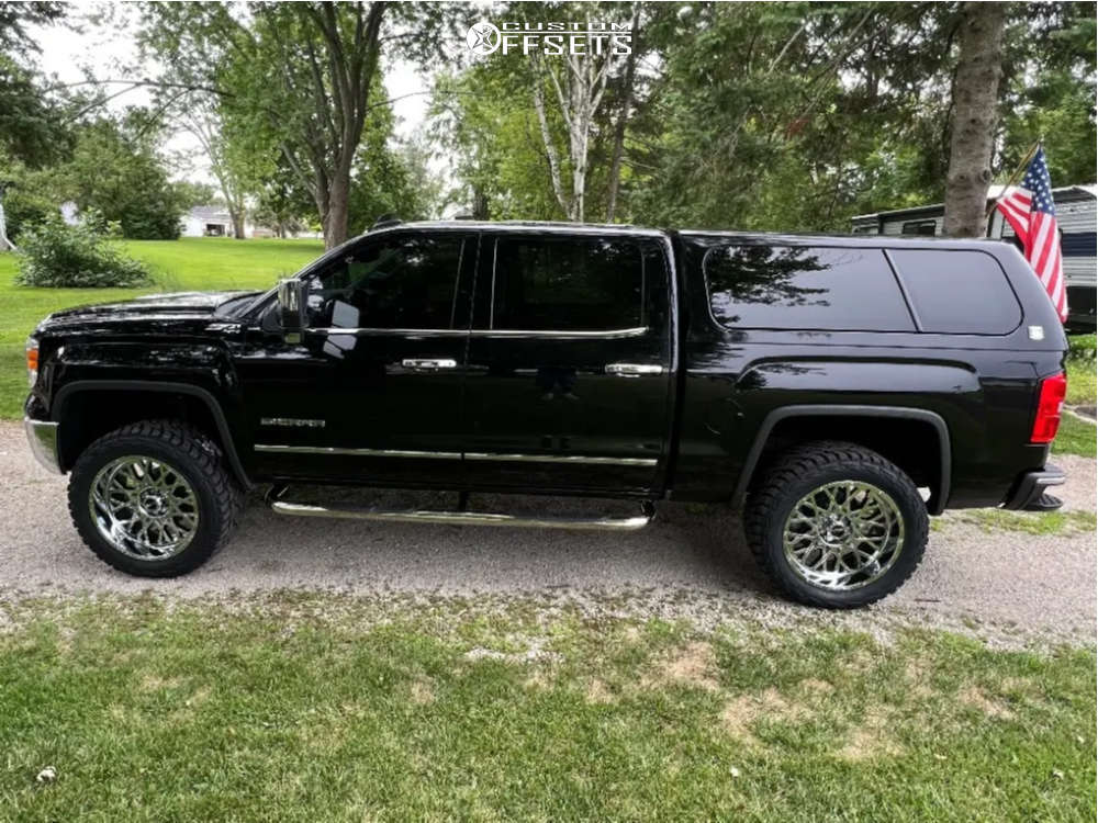 2015 GMC Sierra 1500 with 22x10 -19 Vision Rocker and 35/12.5R22 ...