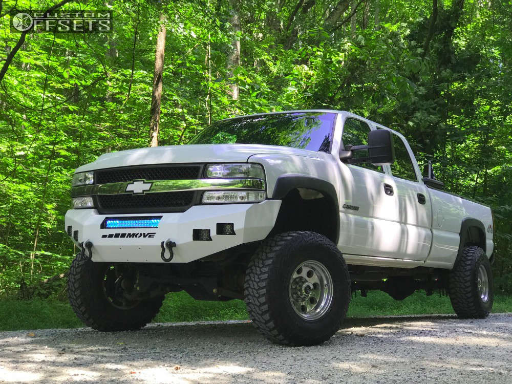 2001 Chevrolet Silverado 2500 HD with 16x10 -25 American Racing Baja ...