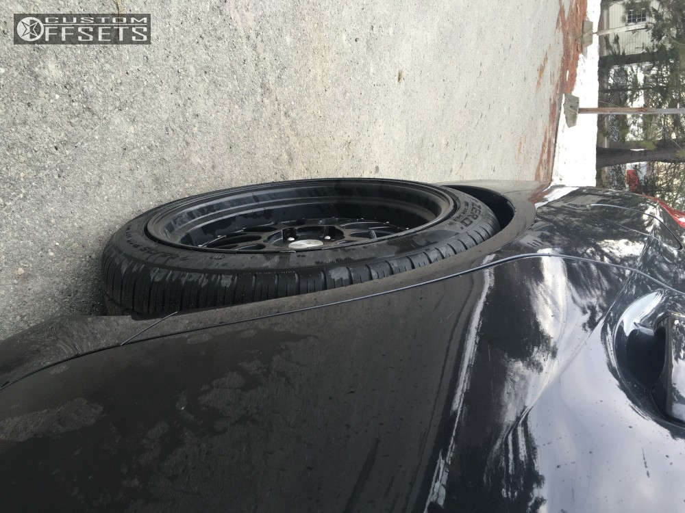 2017 Subaru WRX with 18x9.5 35 ESR Sr01 and 265/35R18 Pirelli P-zero ...