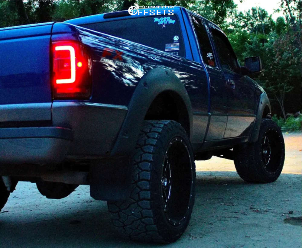 2007 Ford Ranger with 20x12 -44 XF Offroad Xf-211 and 275/55R20 Venom ...