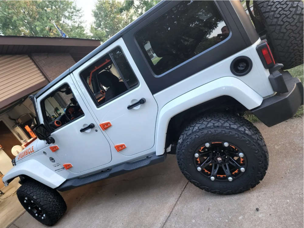 2018 Jeep Wrangler JK with 17x9 -12 Ballistic Jester and 33/12.5R17 ...