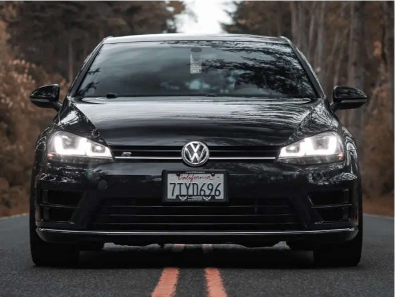 2016 Volkswagen Golf R with 18x9 35 Enkei Rpf1 and 235/40R18 Nitto ...