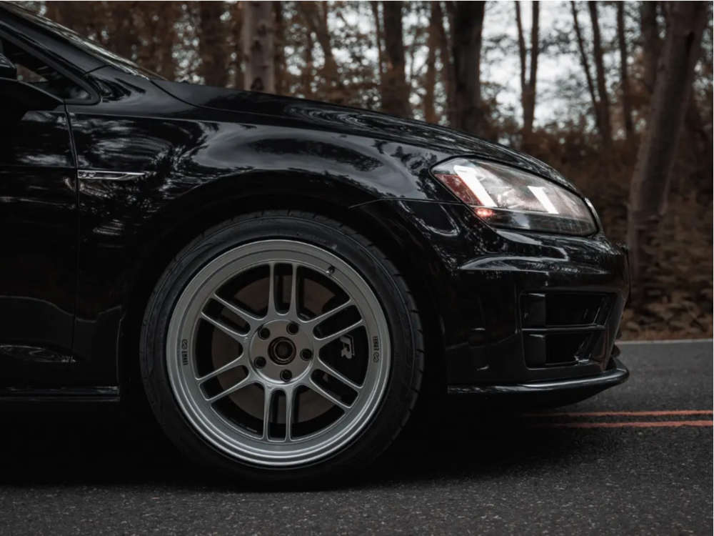 2016 Volkswagen Golf R with 18x9 35 Enkei Rpf1 and 235/40R18 Nitto ...
