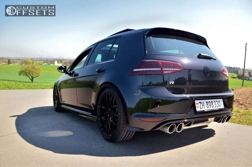 2016 Volkswagen Golf Wheel Offset Nearly Flush Coilovers | 231746 ...