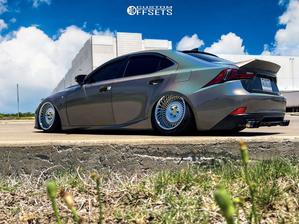 2015 Lexus IS250 with 18x10.5 34 GMR Sf-8 and 225/35R18 Landsail Ls588 ...