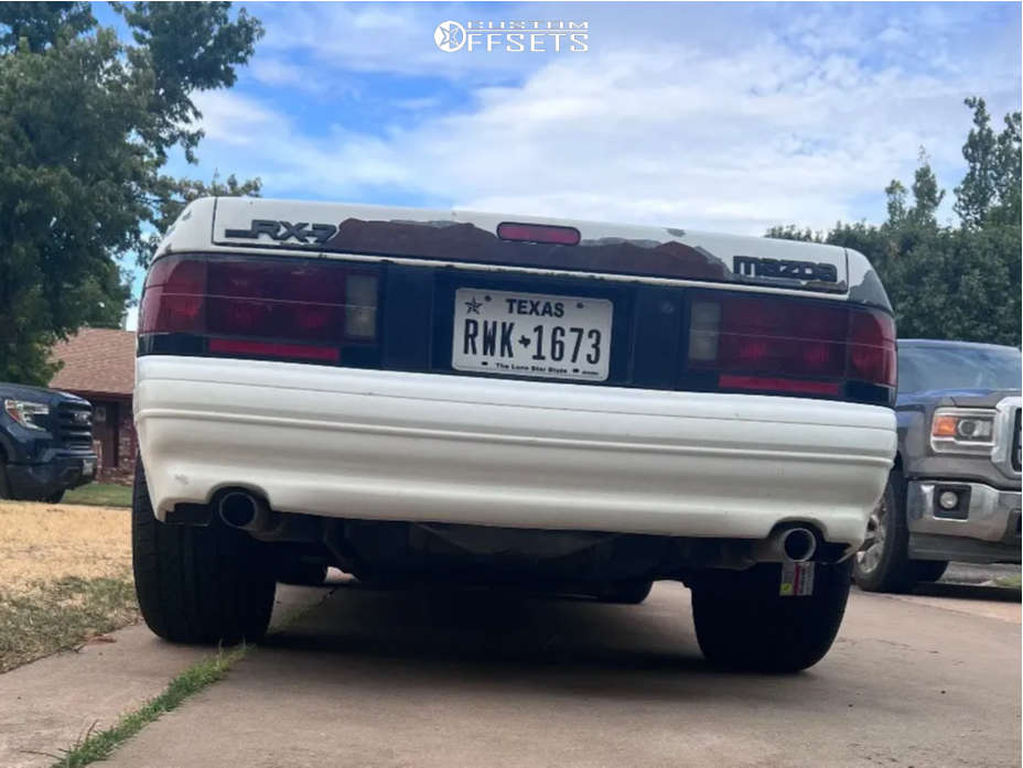 1990 Mazda RX-7 with 17x8.5 30 JNC JNC005 and 235/45R17 Ironman Imove ...