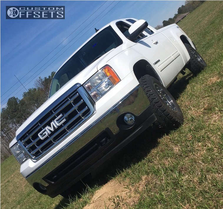 2008 GMC Sierra 1500 with 17x8.5 0 Vision Fury and 33/12.5R17 Mickey ...